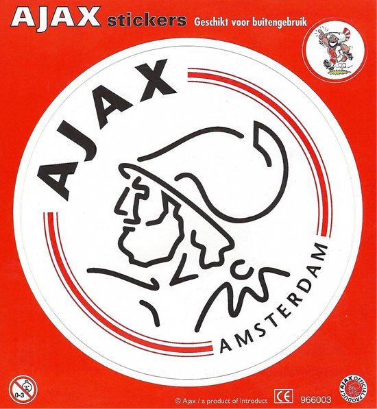 5 vellen ajax stickers | bol