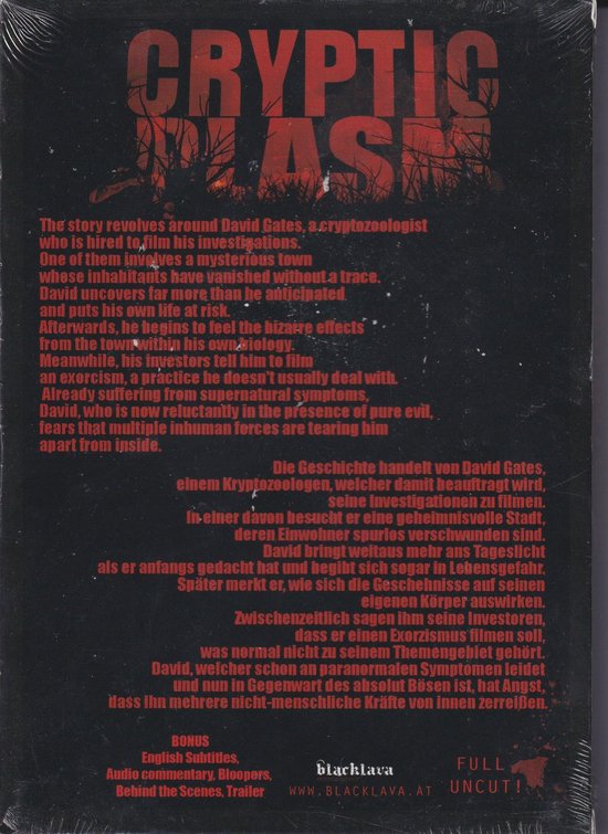 Cryptic Plasm - Black Lava Entertainment (Dvd), David Gates | Dvd's | bol
