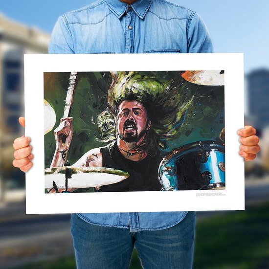 Foo Fighters print (70x50cm) | bol.com