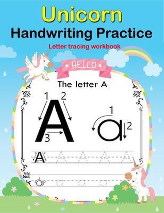 Unicorn Handwriting Practice | 9798642675564 | Rose Press House ...