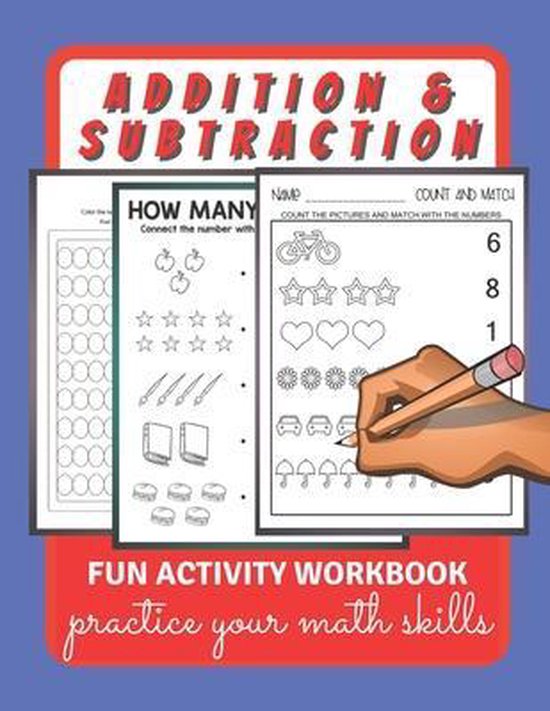 Addition & Subtraction Fun Activity Workbook, Smiling Family ...