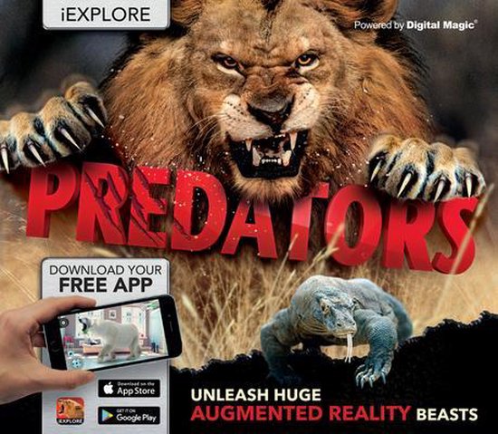 Predators: Unleash Huge Augmented Reality Beasts, Camilla de La Bedoyère |... | bol
