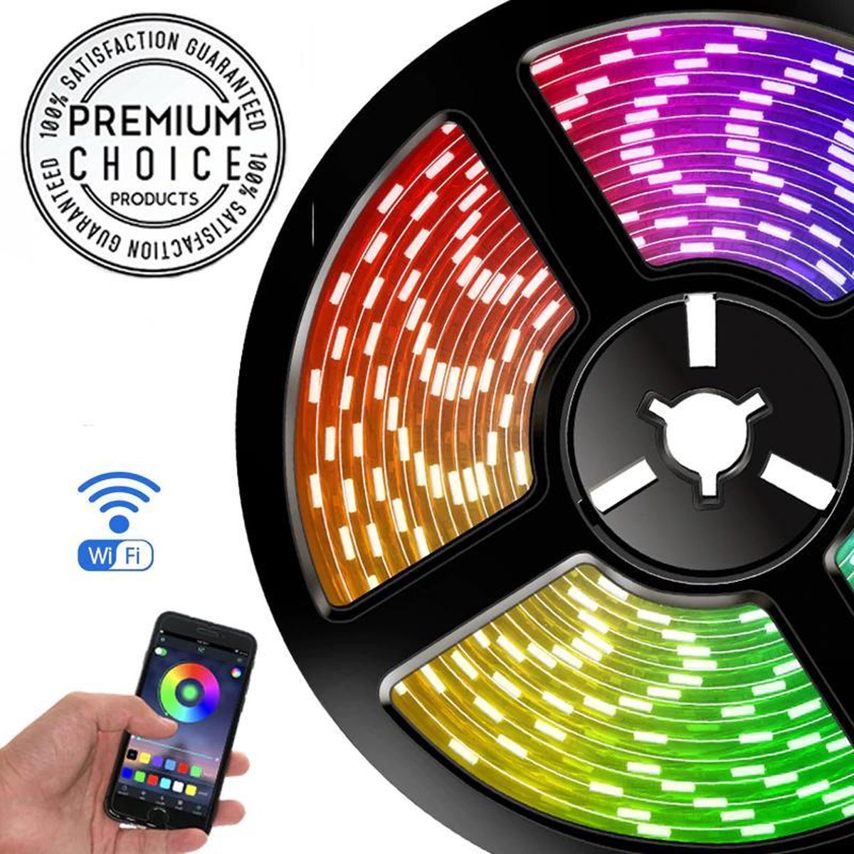 Smart LED Strip WiFi 5M - Smart LED Indoor - 5 meter - Google Home ...