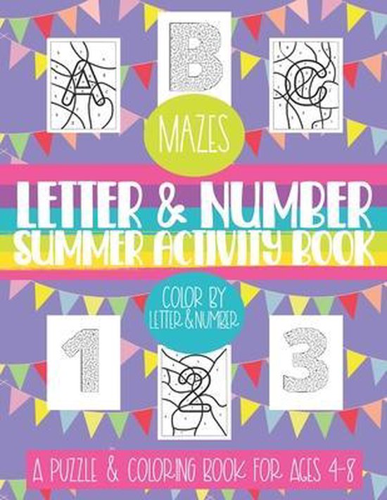 Letter & Number Summer Activity Book, Laura Akins | 9798642365021 ...