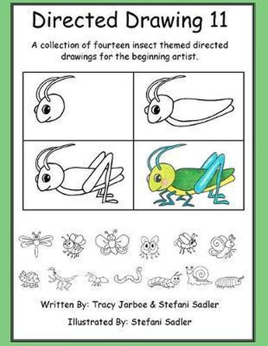 Directed Drawing-11-Insects | 9781535457163 | Tracy Jarboe | Boeken ...