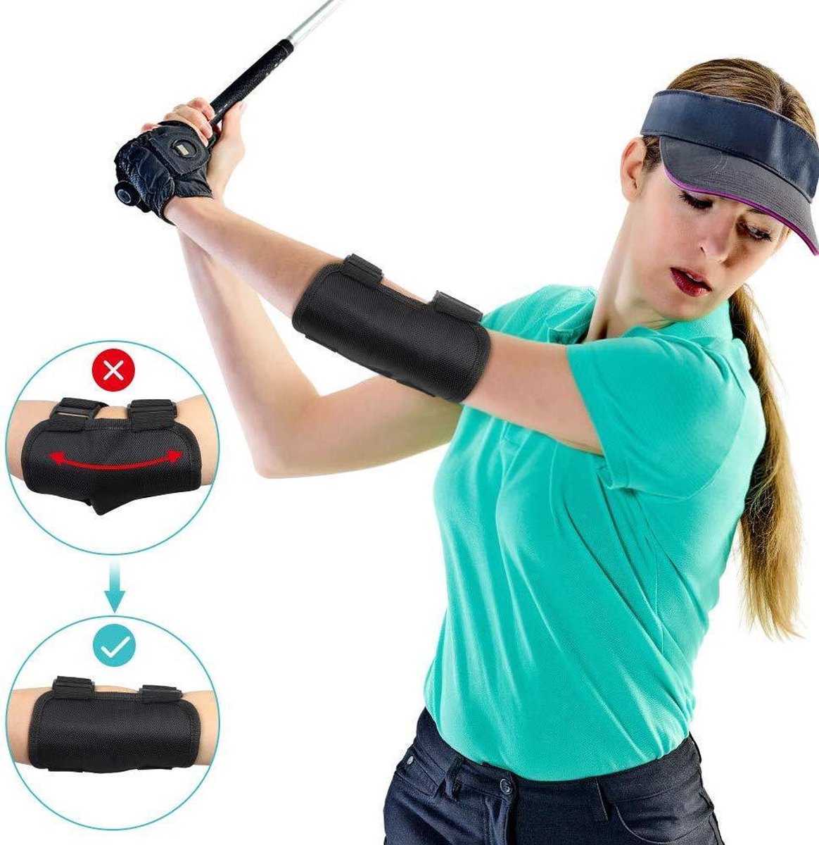 Swingz® - Golf swing trainer - Golf accessoires - Golfen - Zwart | bol