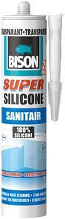 bol.com | Bison Siliconenkit Super Sanitair - 310 ml