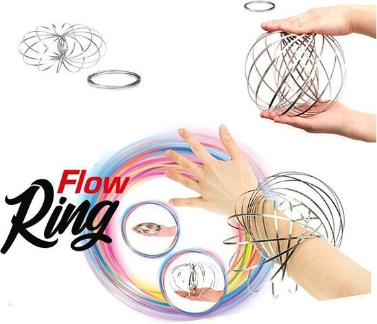 Magic Flow Ring - Spiraal - Magische ring - Stainless steel | Games | bol.com