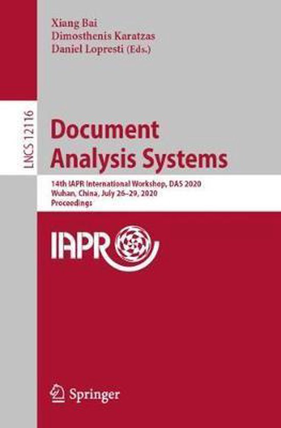 Document Analysis Systems | 9783030570576 | Boeken | bol.com