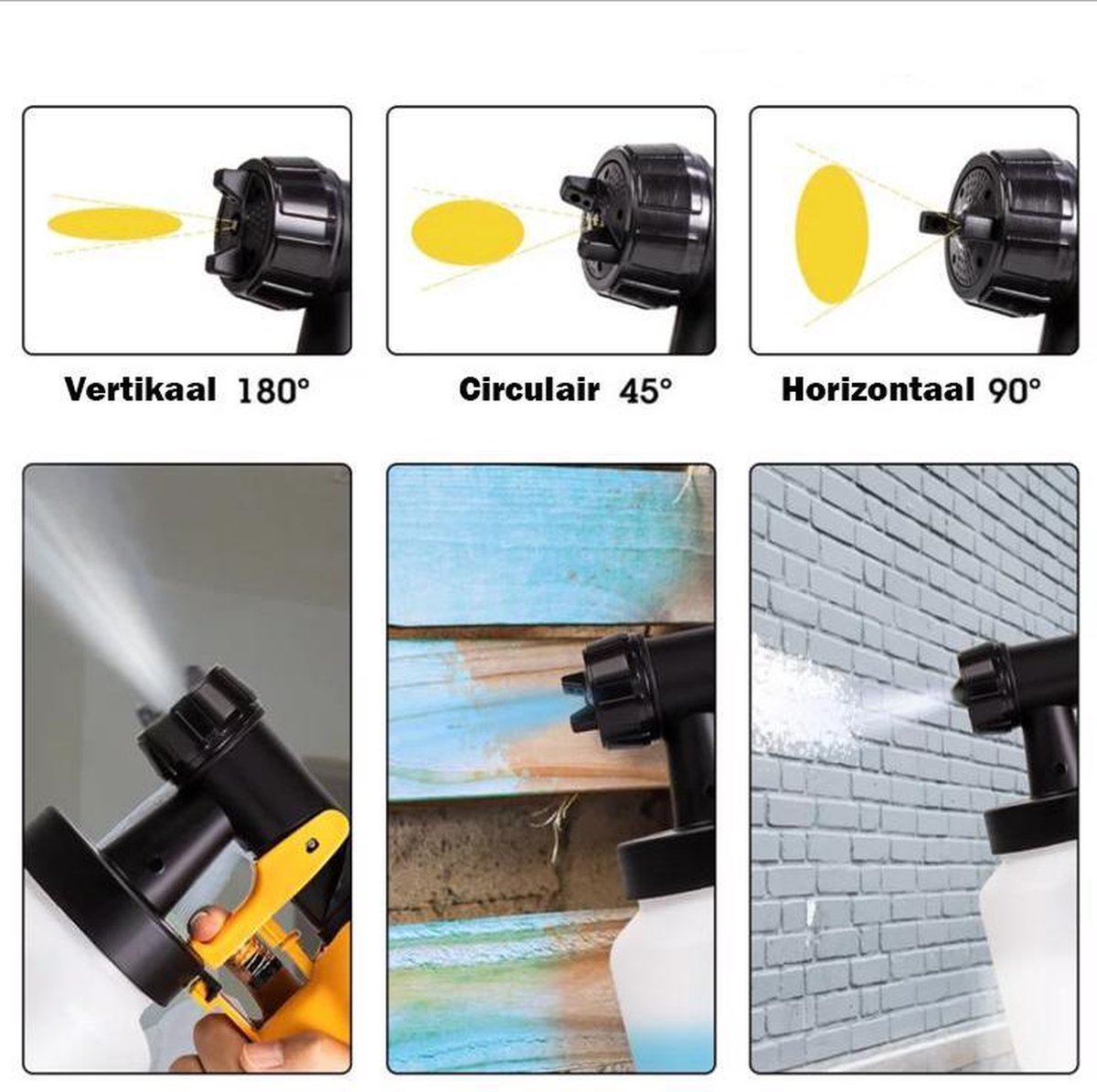 Elektrische Verf Spuit Power Tool 800ml Mini Elektrische Verfspuit Met ...