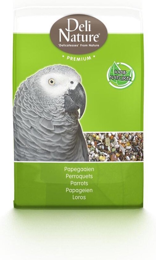 4x Deli Nature Premium Papegaai 3 kg | bol