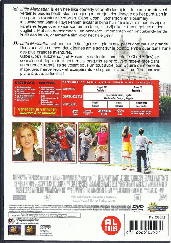 Little Manhattan (Dvd), Charlie Ray | Dvd's | bol