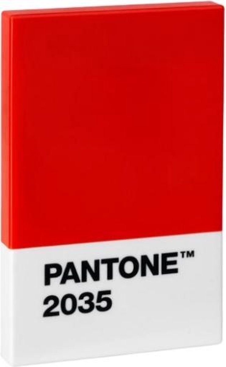 Pantone Organize Creditkaart en Visitekaarthouder - Red 2035 C | bol.com
