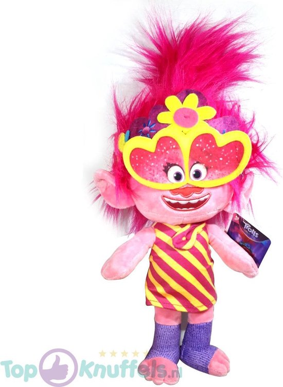 Poppy Trolls Pluche Knuffel 42 cm | Trolls Wereldtour | Trolls World ...