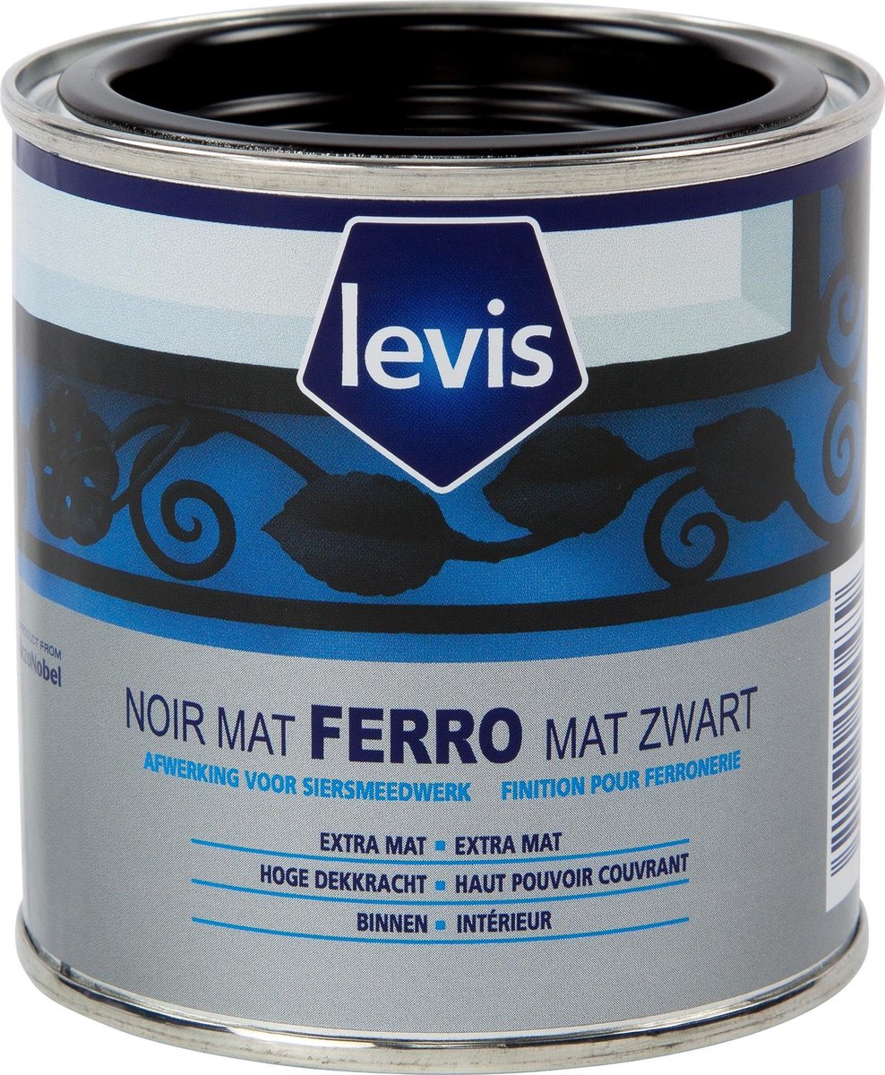 Levis Expert - Ferro Decor - Mat - Anthraciet - 0.25L | bol.com