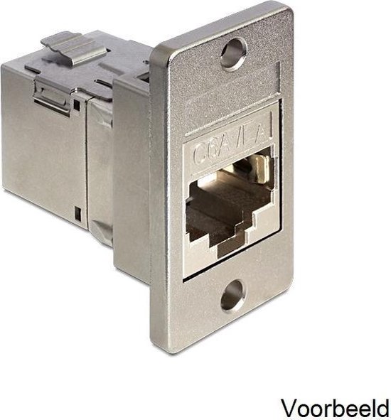 Inbouwframe voor 1 Keystone module - 4 stuks / gegoten zink | bol