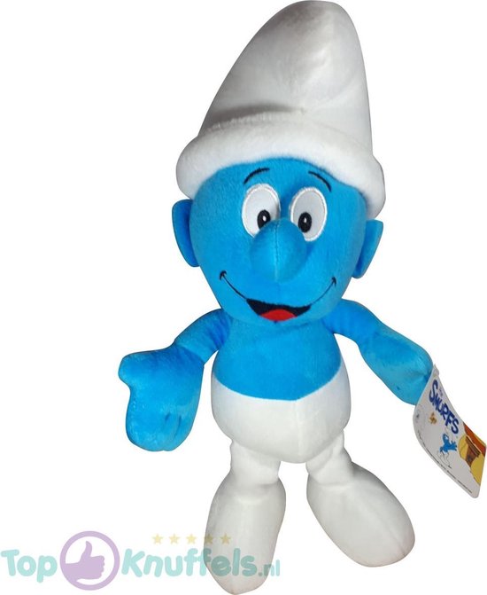 De Smurfen Pluche Knuffel Potige Smurf 40 cm | The Smurfs | Grote Smurf ...