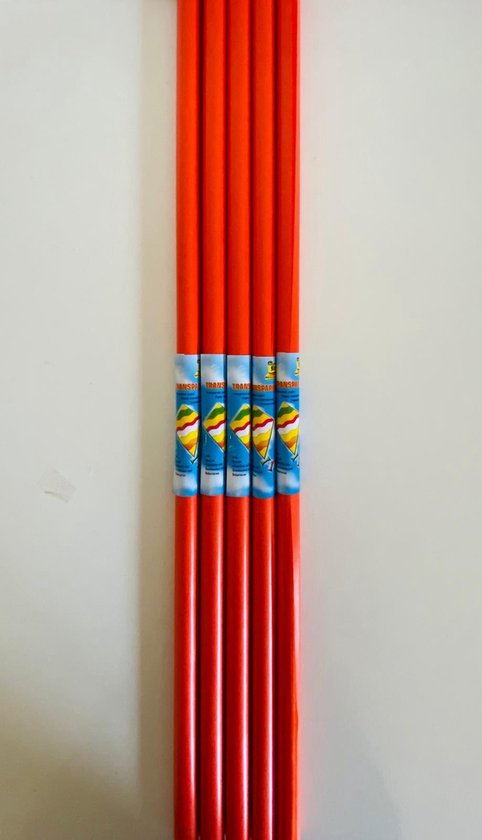 Vliegerpapier oranje set van 5 rollen | bol