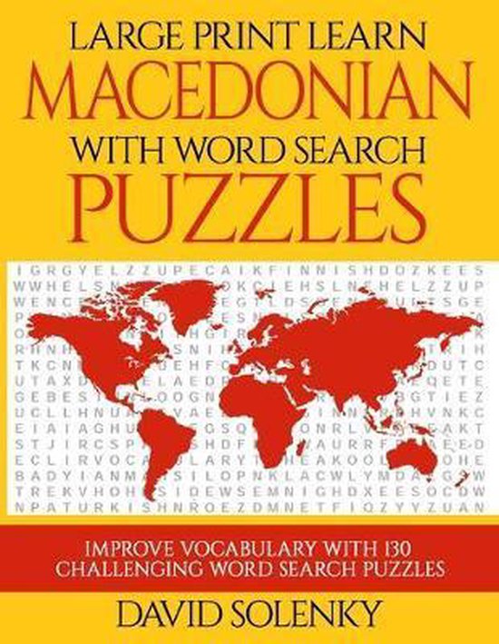 Large Print Learn Macedonian with Word Search Puzzles, David Solenky ...