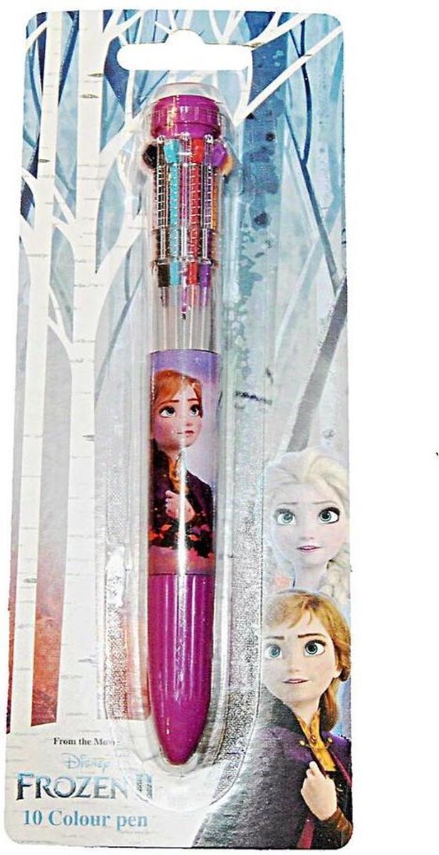 Disney Frozen Pen - 10 Kleuren - Anna - Elsa - Kinderen - Meisje | bol.com
