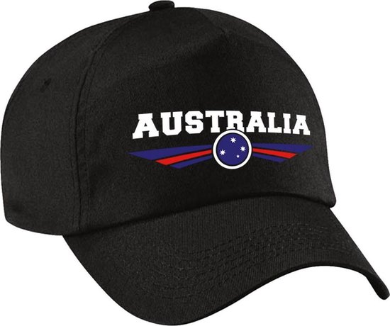 Australie / Australia landen pet / baseball cap zwart kinderen | bol.com
