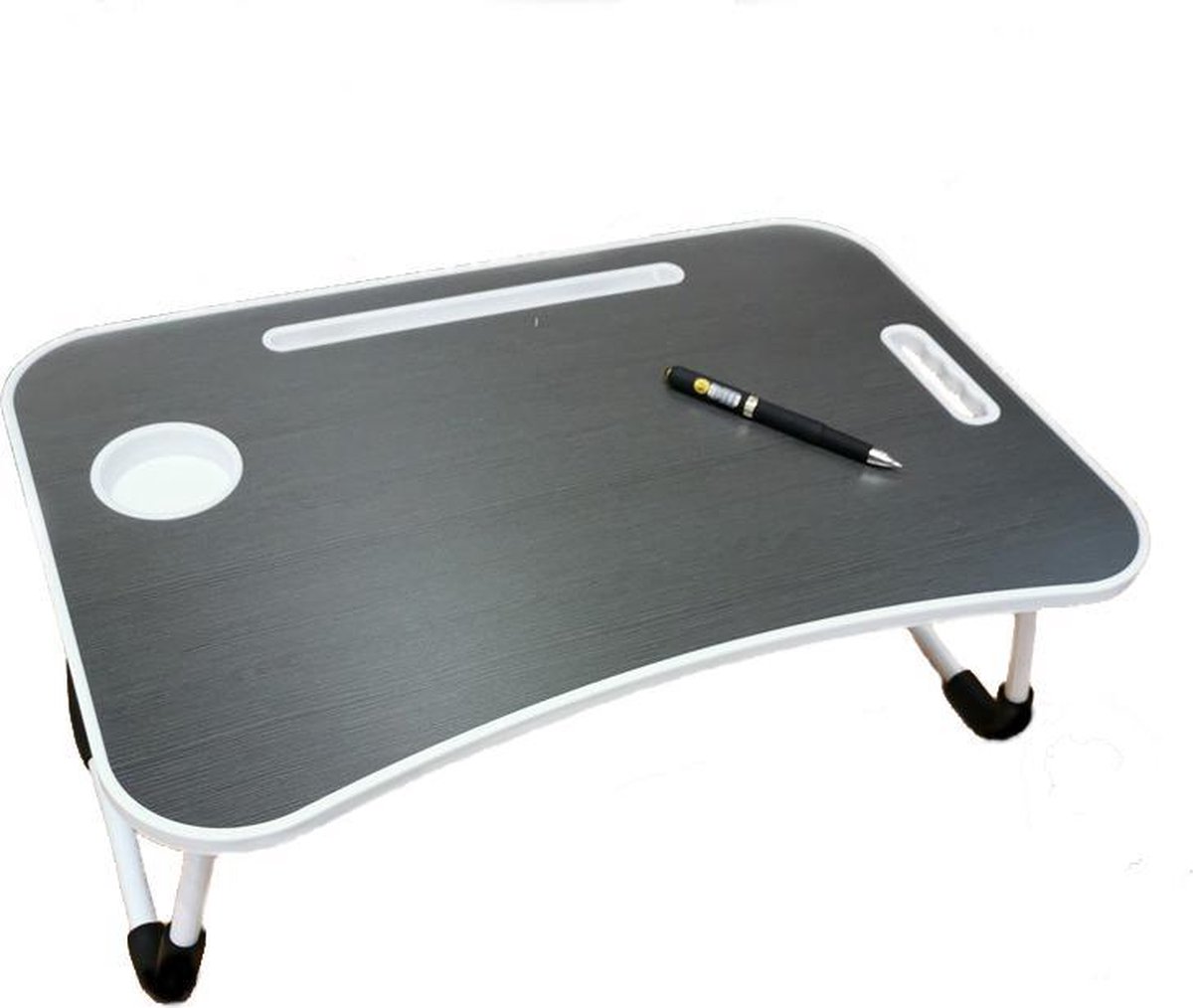 Laptop tafel met tablet houder | Inklapbaar Bank/Bed tafel | Ontbijt ...