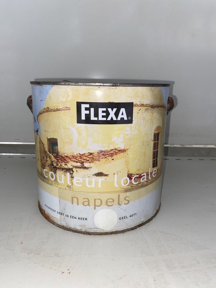 Flexa muurverf napels geel 4071 - 2.5L | bol