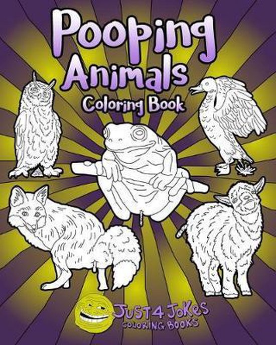 Humor- Pooping Animals, Just 4 Jokes Coloring Books | 9781691445226 ...