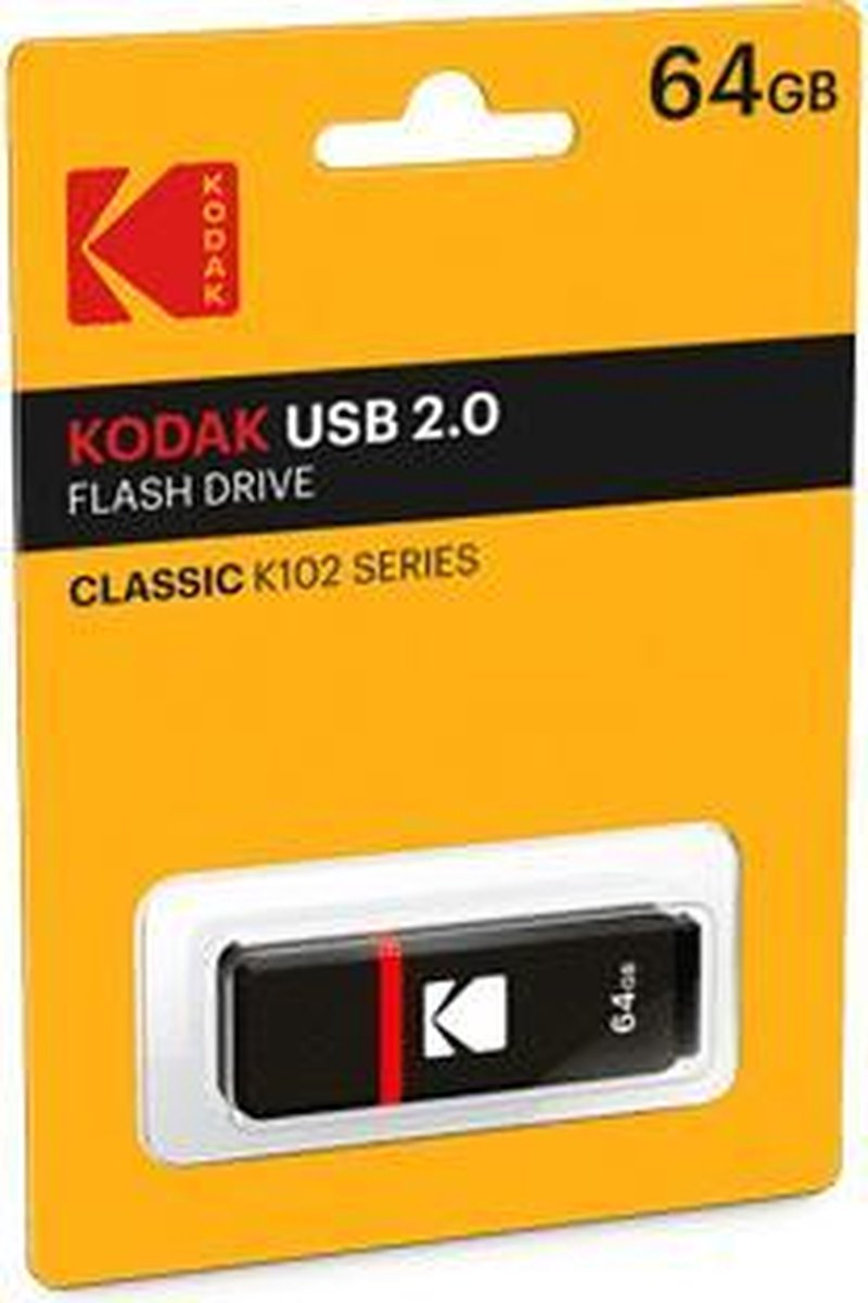 Pendrive Kodak K102 USB 2.0 Zwart | bol
