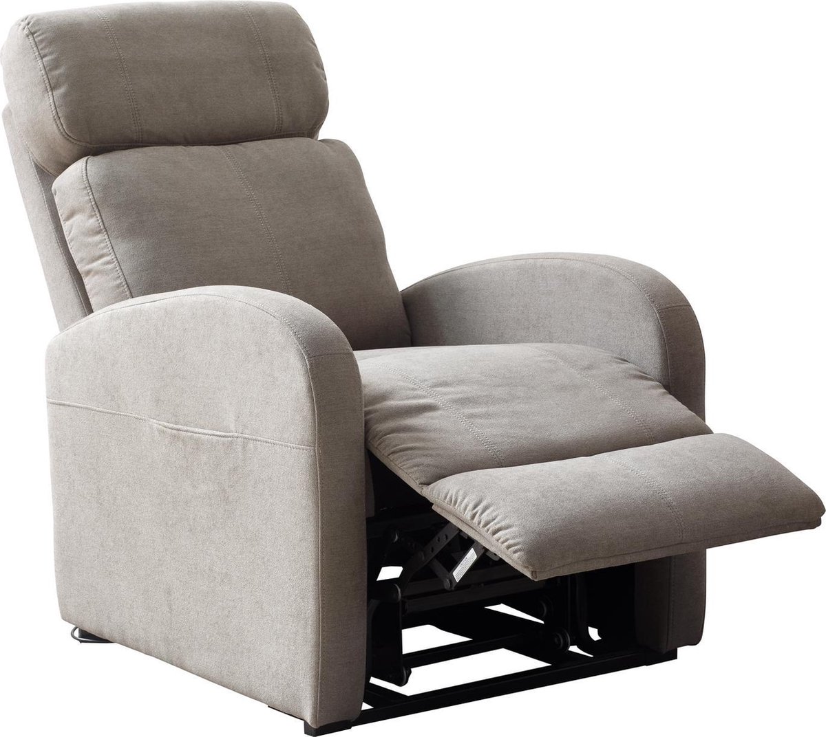 Finlandic Elektrische relax en sta op stoel taupe F-201 | bol.com