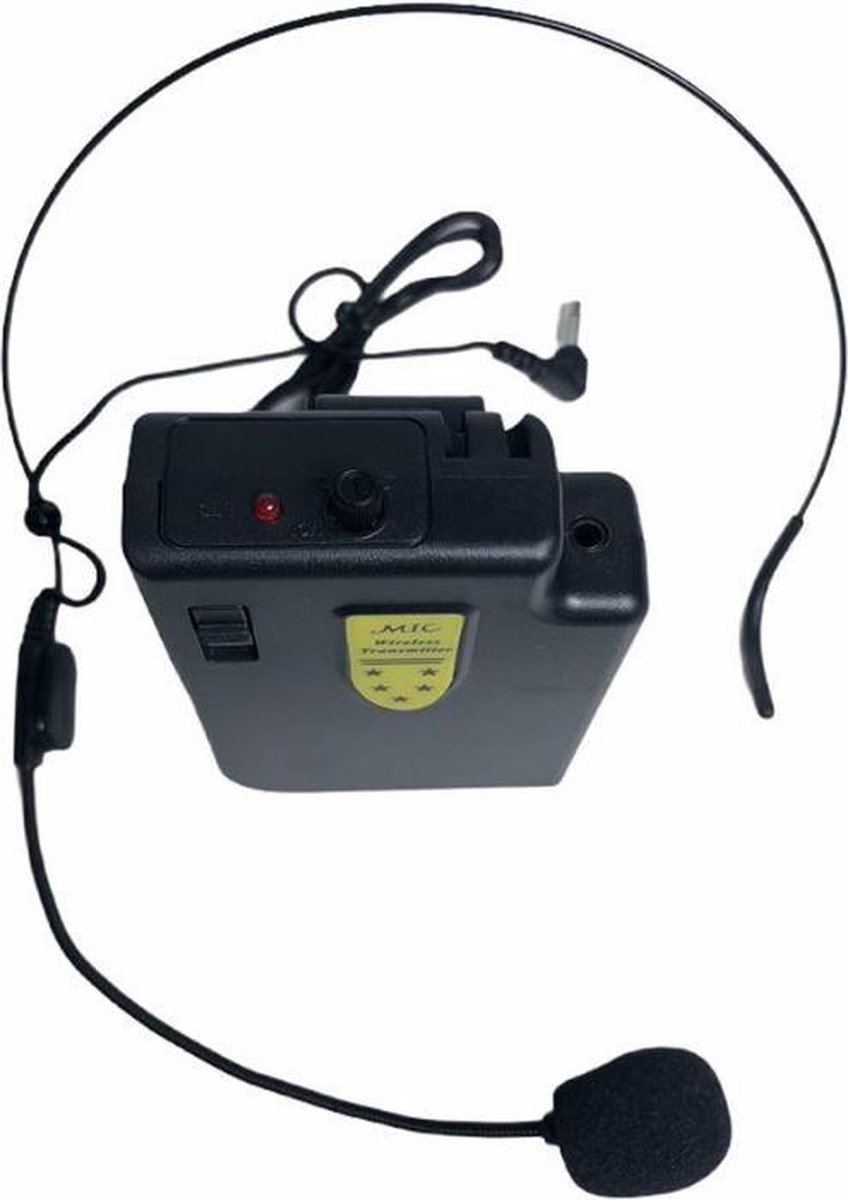 Draadloze microfoon set 4x headset UHF | bol.com