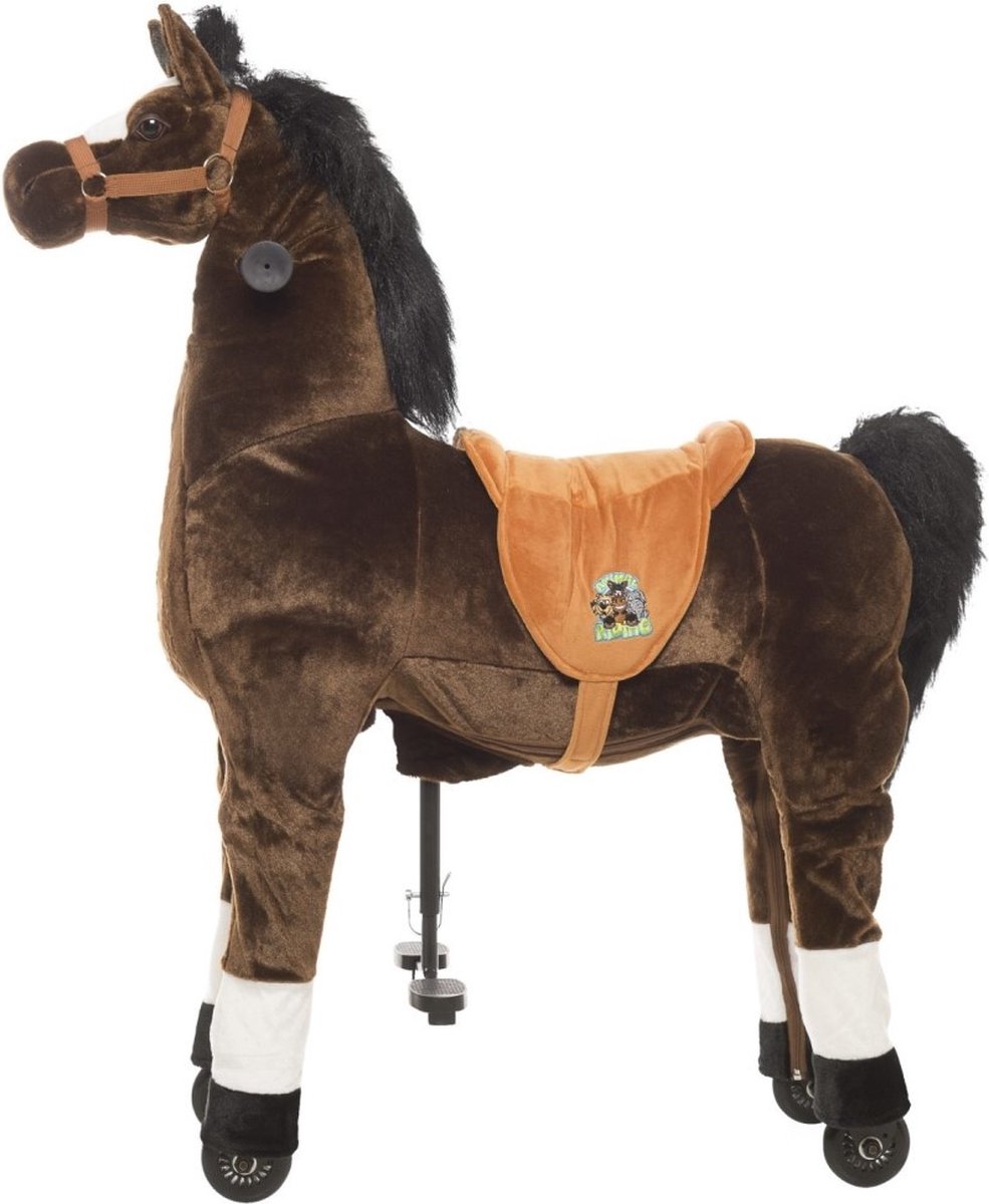 Animal Riding Paard Medium Large Bruin - Paarden Speelgoed - Kids Horse ...