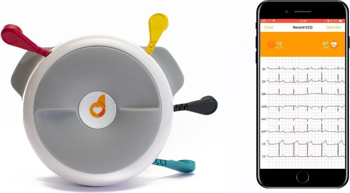 D-Heart Draagbaar Smartphone ECG Apparaat | bol