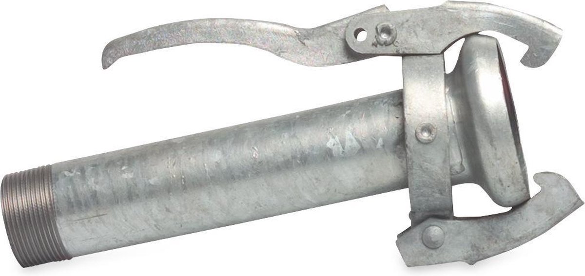 Snelkoppeling staal gegalvaniseerd 108 mm x 4" V-deel Perrot x ...