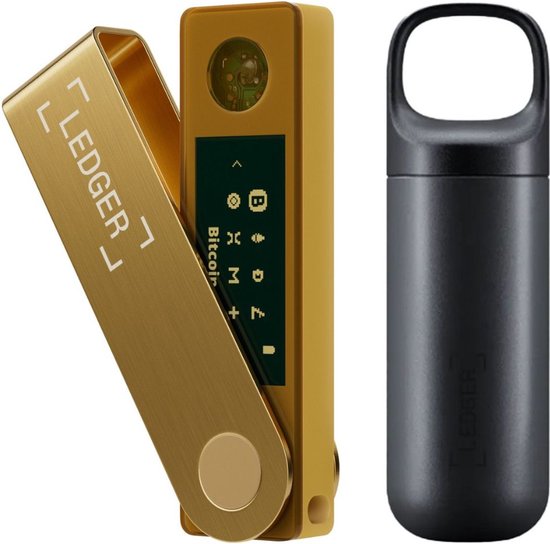 Ledger Nano X Gold + Pod - Hardware Wallet Bundel - Bluetooth ...