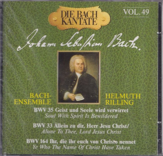 Bach Cantata, Vol. 49, Helmuth Rilling | CD (album) | Muziek | bol