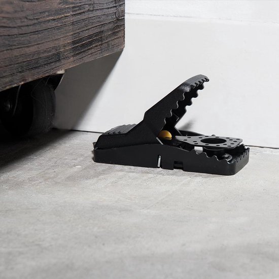 HGX muizenval 20st - muizenvallen - muizenvallen voor binnen - Zwart | bol