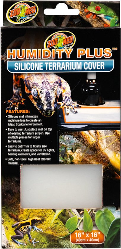 Zoo Med Humidity Plus Silicone Terrarium Cover | bol