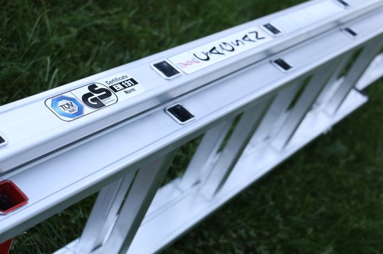 Professionele Reformladder | 2-delig | 2x8 treden | Aluminium | Anti ...