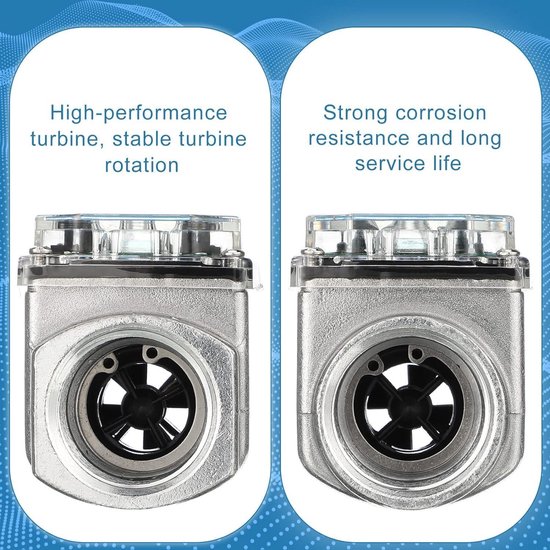 Digitale turbine flowmeter voor water diesel brandstofstroom met ...
