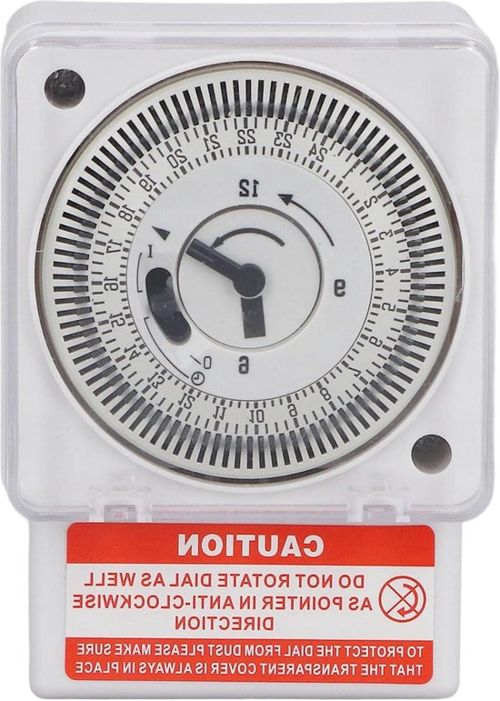 24-Uur Mechanische Tijdschakelaar met 15 Minuten Interval - Industriële ...