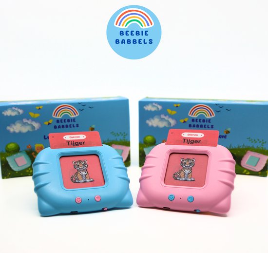 Beebie Babbels - De Taalbuddies Bundel Deal - 1x Blauwe Variant & 1x Roze variant -... | bol