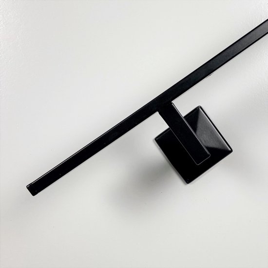 Zwarte Stalen RVS Trapleuning – Plat (40 x 10 mm) – Lengte: 100 cm ...
