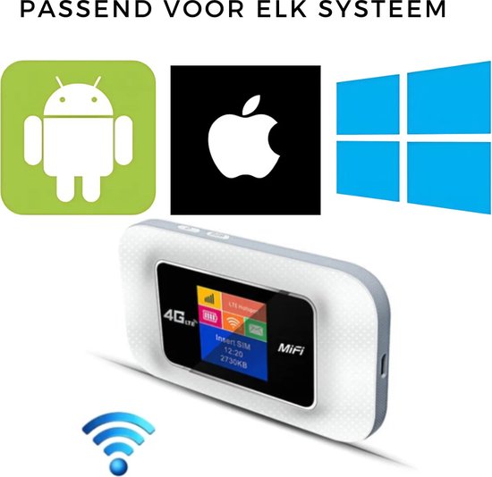 Mifi Router – Draagbare en Supersnelle Draadloze Wifi-oplossing – 4G/5G ...