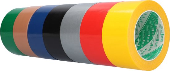 Gekleurde duct tape (7 stuks) - Sterke tape - Zeer sterk plakband ...