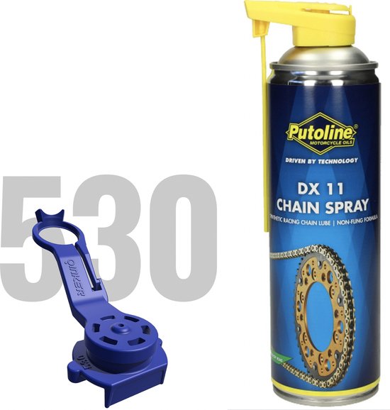 Oinker® Motorkettingoliespuit voor 530 kettingen + Putoline DX11- 500 ...