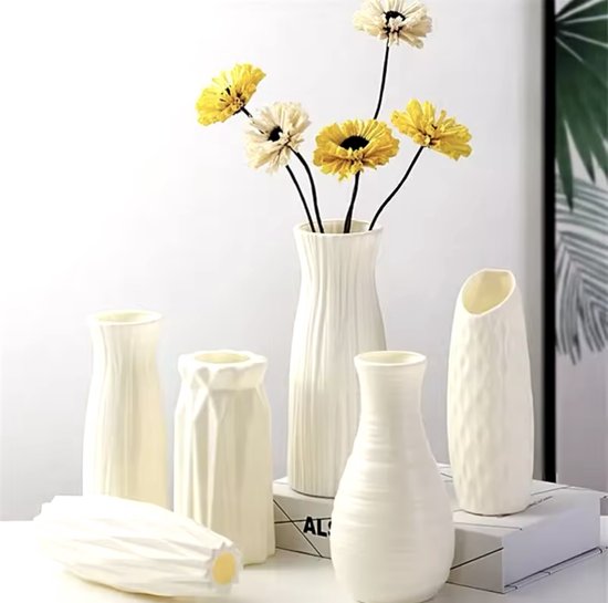 Luxueuze Vaas Wit - Home Decoratie - In-house style- Moderne Vaas ...