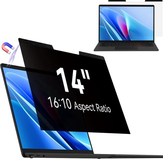 PolkaHome Privacyscherm laptop - 14 inch Privacy scherm laptop ...
