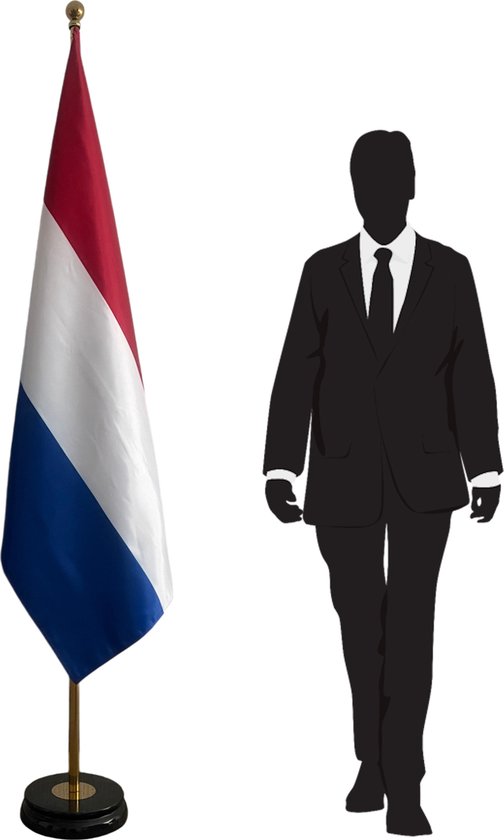 Basis met vlaggenmast en Nederlandse vlag - CN23-NL | bol