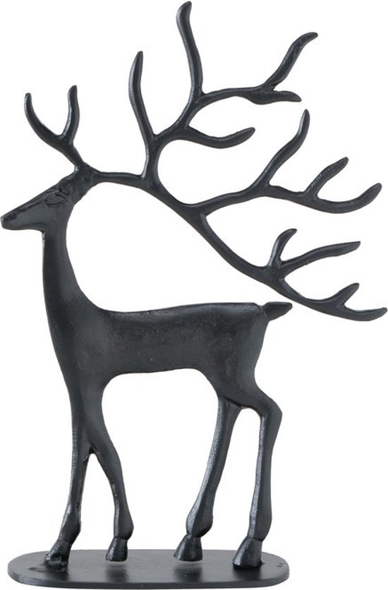 Boltze - Beeld - Sculptuur - Hert - Rendier - Trollah - Zwart - Kerst ...